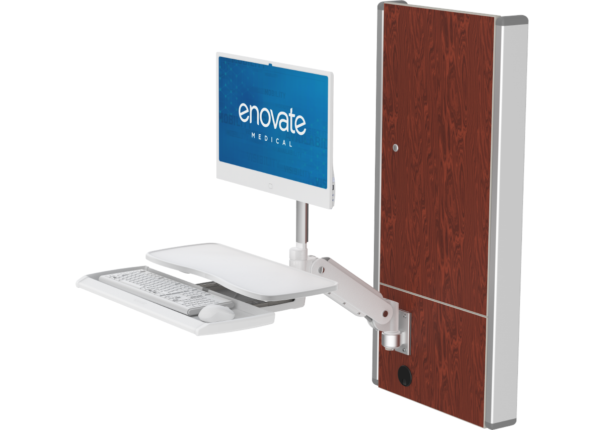 Best Medical Wall Arm Computer Workstation | Enovate Medical