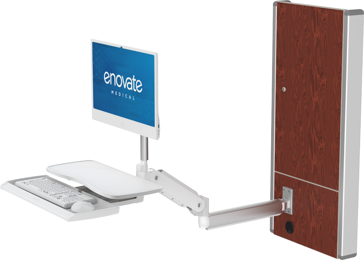 Best Medical Wall Arm Computer Workstation | Enovate Medical